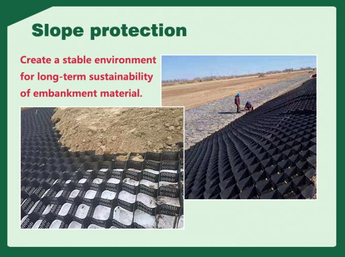 HDPE Geo Cell Membrane Cellular Confinement Erosion Control Driveway ...